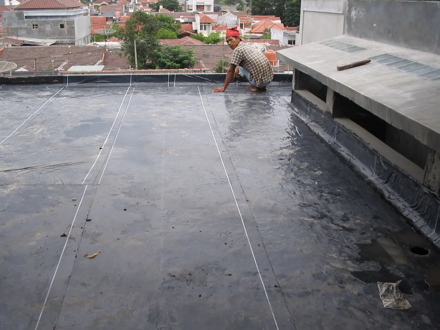 Waterproofing Membrane Self Adhesive-Bituthene 3000 Proyek Rumah ...